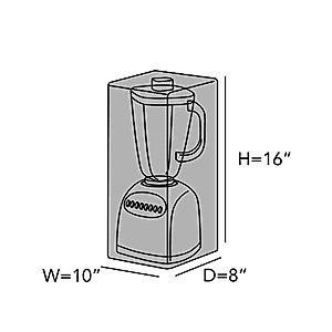 Covermates Keepsakes - Rectangular Appliance Cover - Dust Protection - Stain Resistant - Washable - Appliance Cover-Bronze