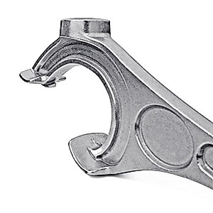 New Star Foodservice 38019 Aluminum Pail Opener, 14", Silver