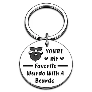 Funny Gifts for Husband Boyfriend from Girlfriend Wife Christmas Stocking Stuffers keychain for Men Him Valentine’s Day Birthday Gifts for Fiance Groom Bridegroom Hubby Couple Cute Anniversary