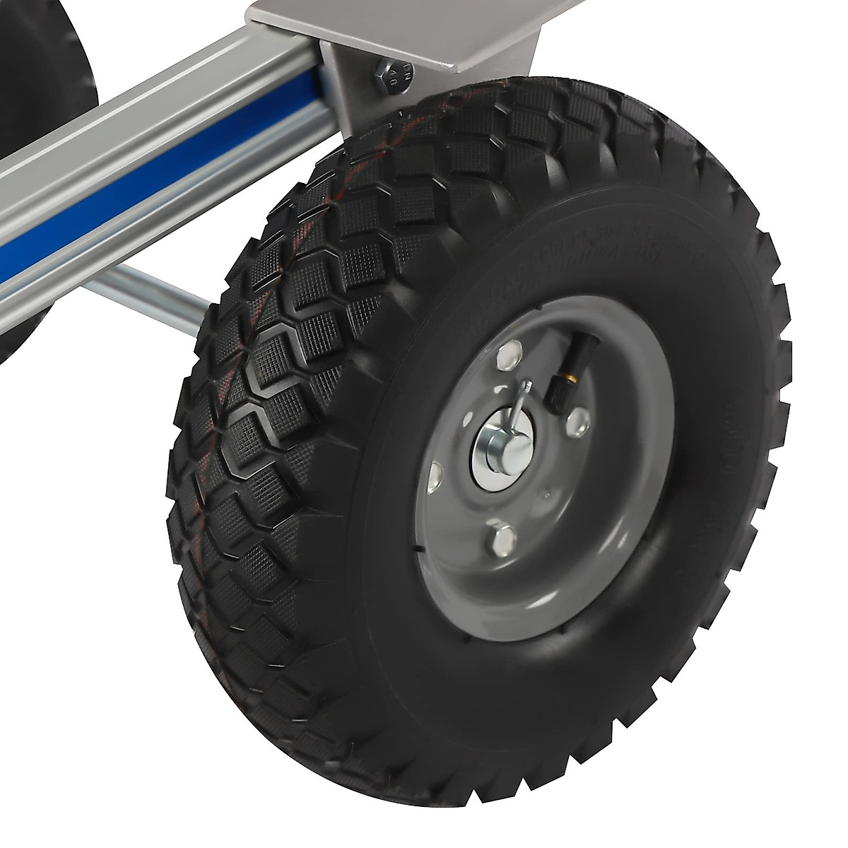 NAIXING Foldable Hand Truck Dolly Industrial Strength 500 lbs Weight Capacity Heavy Duty Large Luggage Cart Dolly for Moving with 2 Wheels