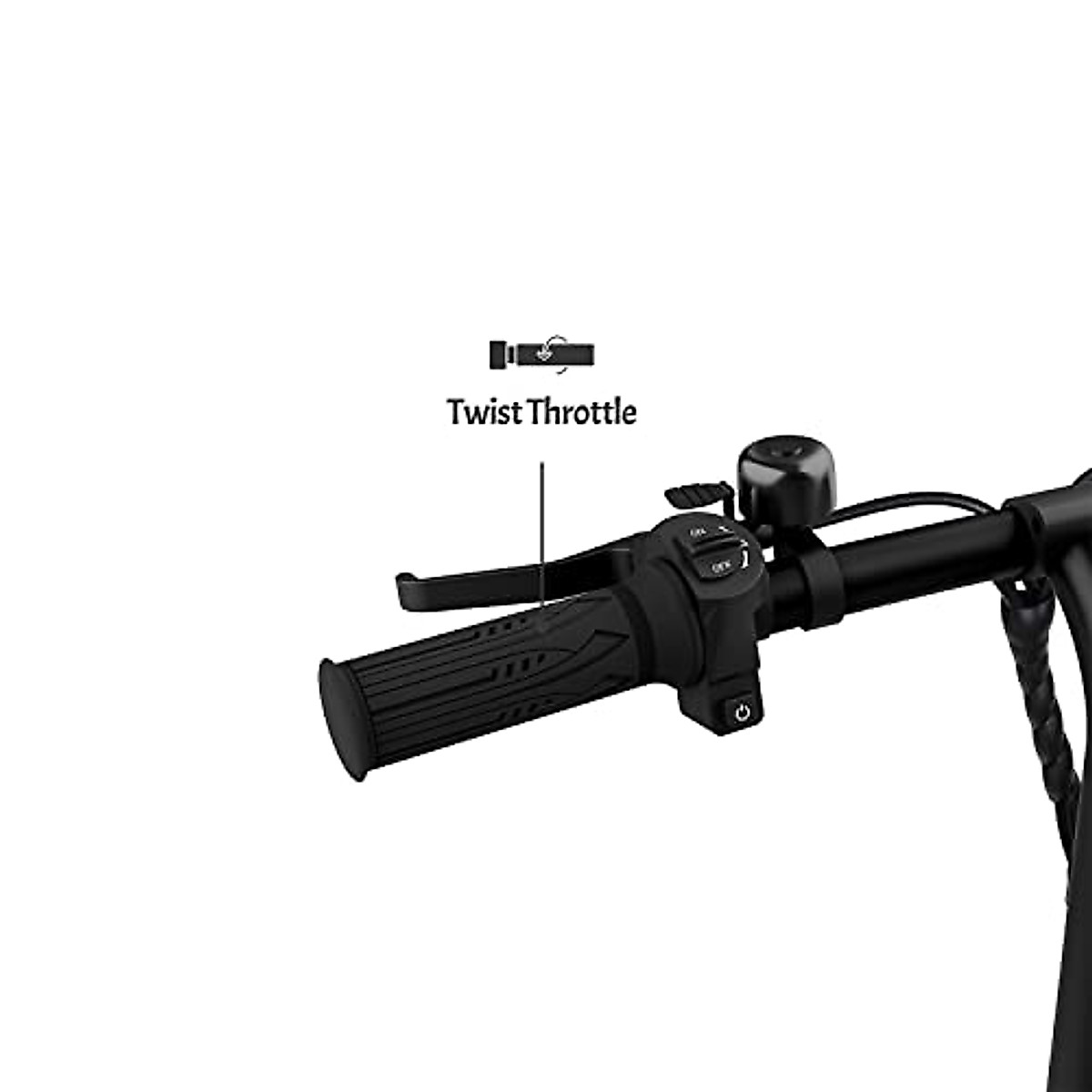 Jetson Bolt Adult Folding Electric Ride On, Foot Pegs, Easy-Folding, Built-In Carrying Handle, Lightweight Frame, LED Headlight, Twist Throttle, Cruise Control, Rechargeable Battery