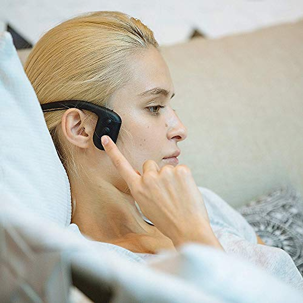 Bone Conduction Headphones Swimming, Tayogo IPX8 8GB Waterpoof Mp3 Player, Underwater Headsets for Swimming, Running, Cycling-Black