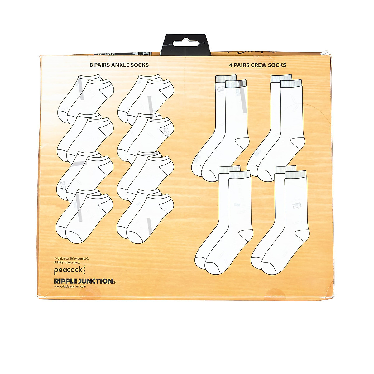 Ripple Junction The Office 12 Days Of Socks Advent Calendar Gift Set (12 Socks Included)