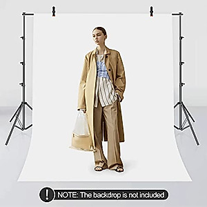 EMART 10 x 12ft (H X W) Photo Backdrop Stand Kit, Adjustable Photography Video Studio Background Stand Support System for Photo Booth Muslin