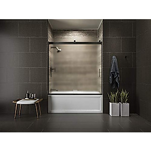 KOHLER K-1123-LA-0 Archer 60-Inch x 32-Inch Alcove Bath with integral apron, integral flange and left hand drain, White, one-size