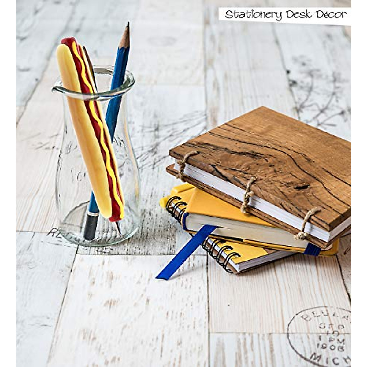 Planet Pens Hotdog Novelty Pen - Cool, Fun, Unique Kids & Adults Office Supplies Ballpoint Pen, Colorful Fast Food Writing Pen Instrument For School and Office