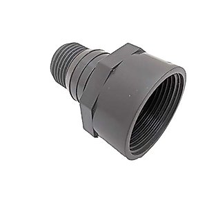 Van Enterprises 1.25" Female NPT Garden Hose Adapter (1.25" FIPT x 1.25" Barb x 3/4" GHT) for Pool and Sump Utility Pumps (Available 1" or 1.25" Female NPT Adapters) …