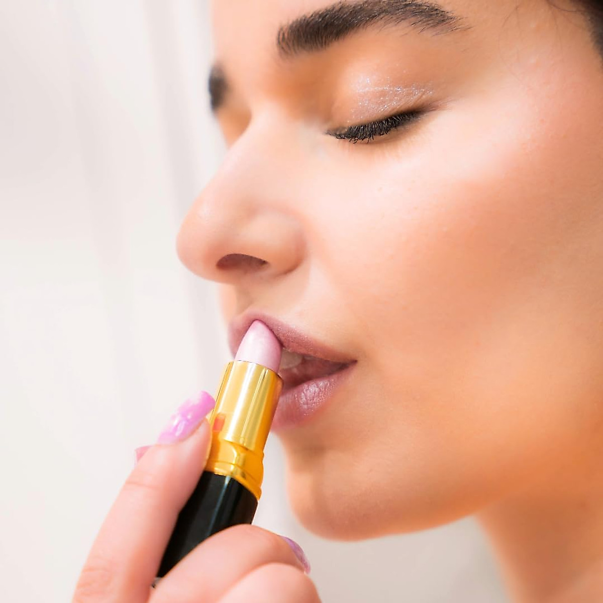 Essence Of Argan Deep Moisturizing Long Lasting Lipstick & Lip Care with 100% Pure Organic Argan Oil, Shea Butter, Jojoba Oil & Aloe Vera Pink Luster