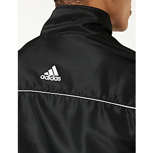 adidas Combat Sports 3-Stripes 100% Polyester Long Sleeve Light Track Jacket - Black White - 152 (Youth Medium)