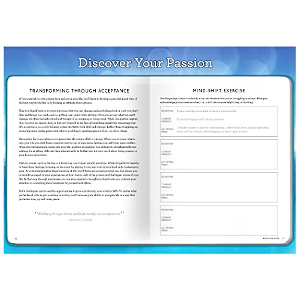 InnerGuide Undated Yearly Wellness Planner - Daily Weekly & Monthly Organizer & Appointment Book - Goal Setting - Journal - Faux Leather Cover - “8” x 9” - Turquoise