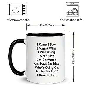 MissDaisy-Funny Mug For The Elderly, 11oz Ceramic Coffee Mug/Tea Cup, Senior Citizens Mug, For Senior Women And Men, Birthday, Mothers Day, Fathers Day, Christmas Mug