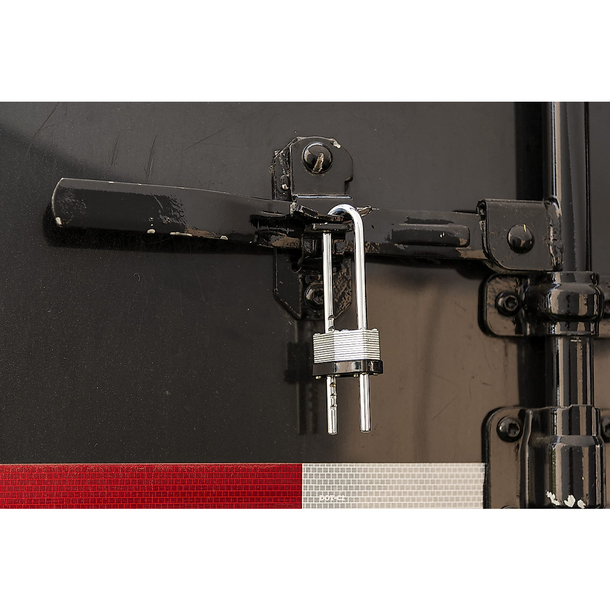 BRINKS - 44mm Laminated Steel Keyed Padlock with Adjustable Shackle - Chrome Plated with Hardened Steel Shackle