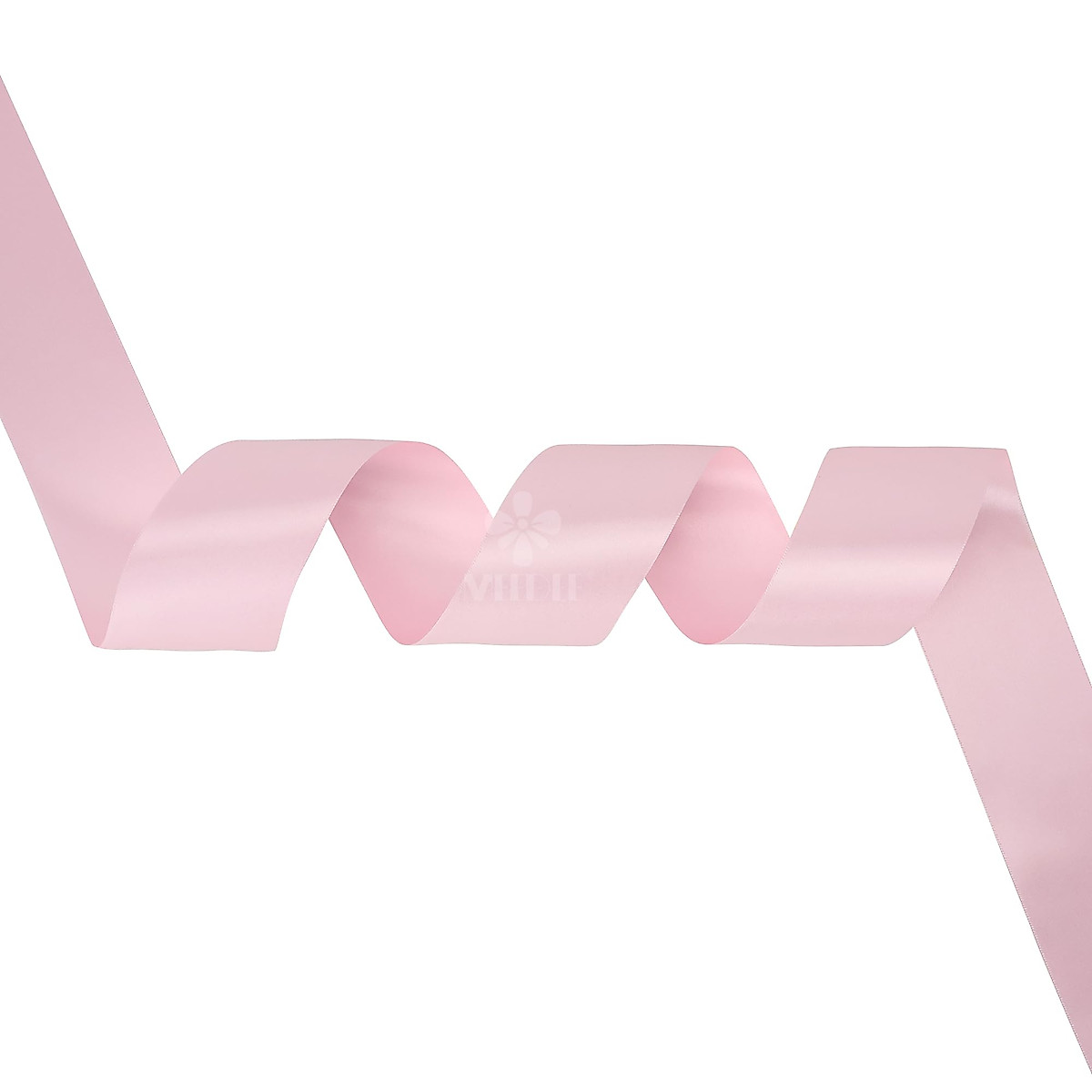 MEEDEE Pink Satin Ribbon - 2 Inch Double Faced Satin Ribbon by 25 Yards for Gift Wrapping, DIY Crafts, Weddings, Flower Bouquets, Holiday Decorating