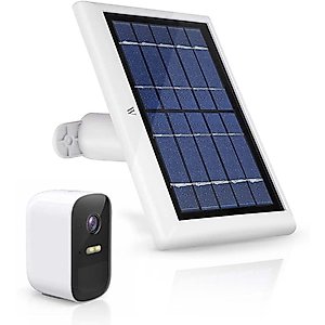 Wasserstein Solar Panel with 13.1ft/4m Cable Compatible with Eufy Cam 2C and 2C Pro - Power Your Surveillance Camera Continuously (1-Pack, White) (NOT Compatible with Eufy Cam 2/2 Pro/E)