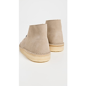 Clarks Men's Desert Coal Booties, Stone Suede, Tan, 11 Medium US
