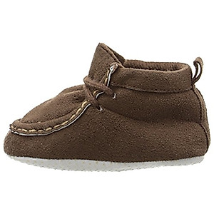 Luvable Friends Unisex Baby Crib Shoes, Brown Wallabee, 0-6 Months