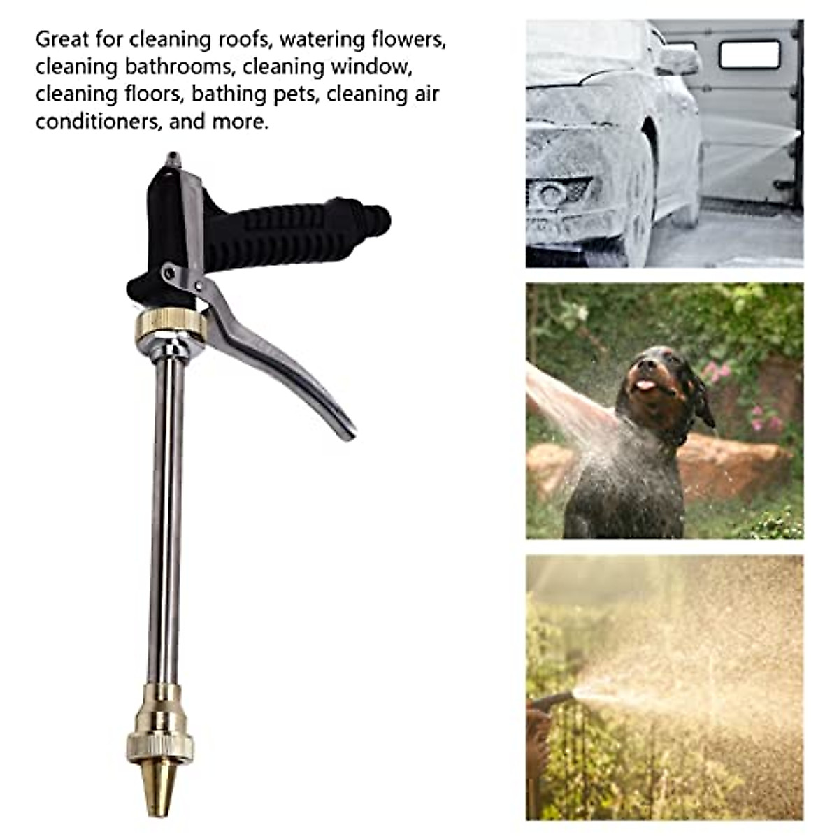 Demeras Electric Pressure Washer Pump, Intelligent 12V Pressure Washer Portable for Roofs for Gardens