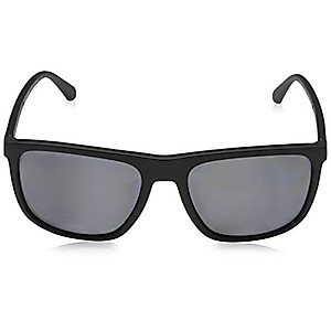 Emporio Armani Sunglasses Black Frame, Grey-Black Lenses, 57MM