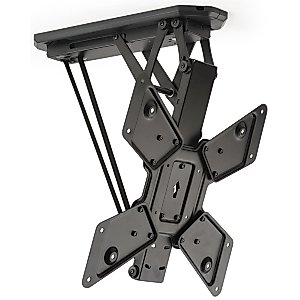Displays2go Motorized Ceiling Television Mount, Steel – Black (LMCEMOT55)