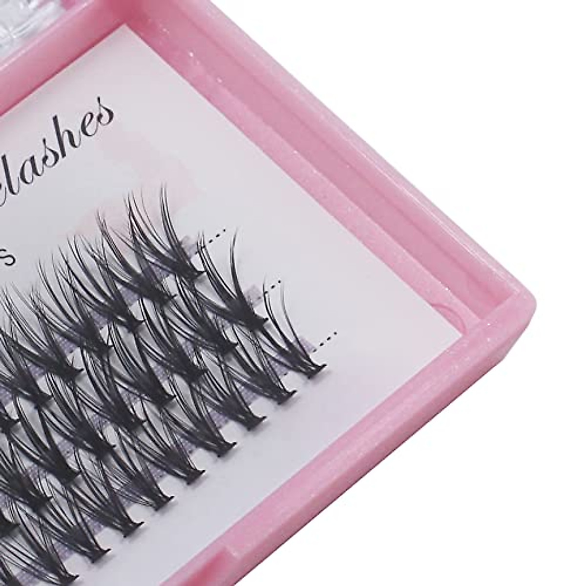 Bodermincer Grafting False Eyelashes 20D Soft 0.07 C Curl Lash Clusters Lash Extension Kit Individual Eyelashes Silk False Eye Lashes Extensions (14mm)