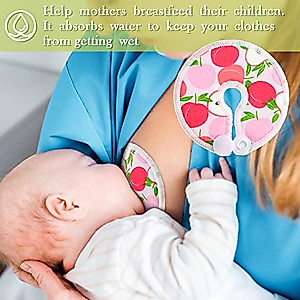 36 Pcs Feeding Tube Pads G Tube Button Covers Breast Nipple Soft Cotton Pads Reusable Button Pads Washable Abdominal Peritoneal Feeding Tube Supplies for Kid Baby Breastfeeding Nursing Care, 6 Pattern