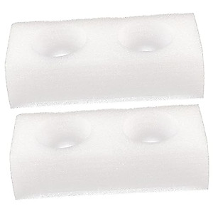 YARNOW 2pcs Takeaway Cup Holder Pool Drink Floats Beverage Packing Stand Cup Holders for Drinks Takeout Holder Foam Pool Floats Takeout Cup Carrier Water Cup Epe Pearl Cotton Coffee White