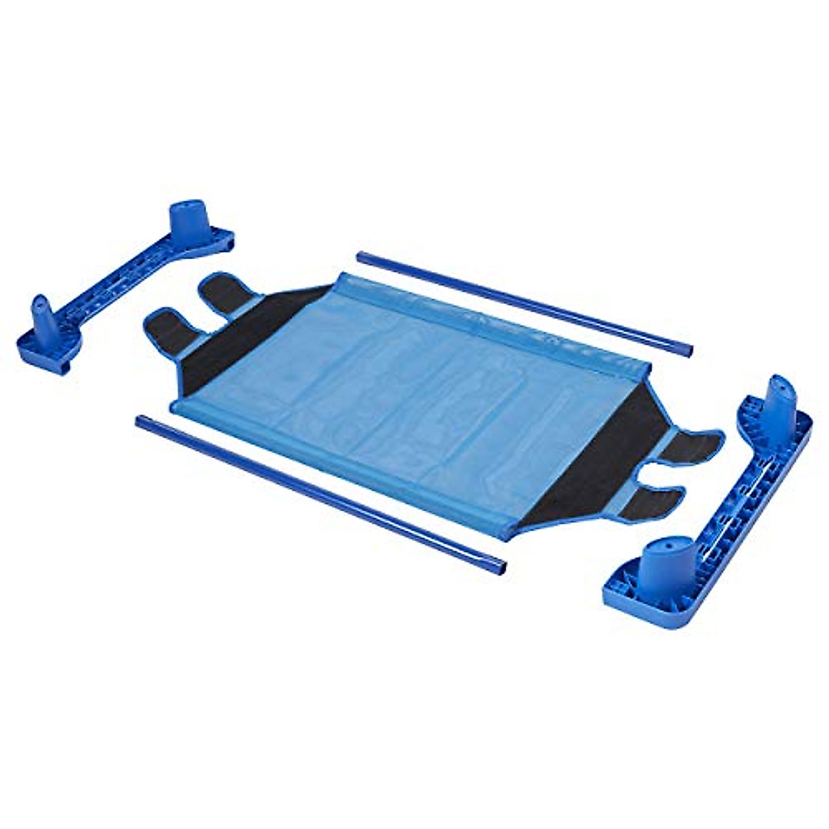 ECR4Kids Streamline Cot, Toddler Size, Classroom Furniture, Blue, 6-Pack