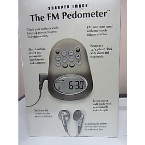 Sharper Image FM Pedometer SR353 HR-887