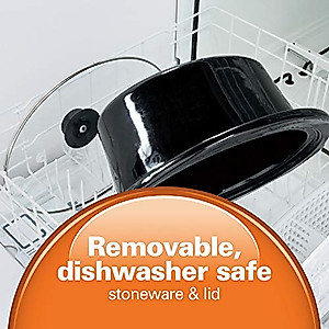 Hamilton Beach Programmable Slow Cooker with Flexible Easy Programming, 5 Cooking Times, Dishwasher-Safe Crock, Lid, 7 Quart, Silver