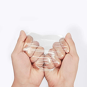 Juome 1000 Sheets Candy Wrappers Clear Cellophane Wrap Roll 5x5 Inches Candy Caramel and Chocolate Wrapper for Treats, Lollipop, Gummies, Saran Wrap& Cake Pop Making Supplies, etc