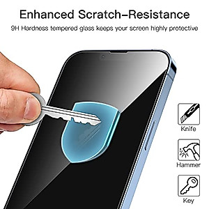 JETech Full Coverage Screen Protector for iPhone 13 Pro Max 6.7-Inch, 9H Tempered Glass Film Case-Friendly, HD Clear, 3-Pack