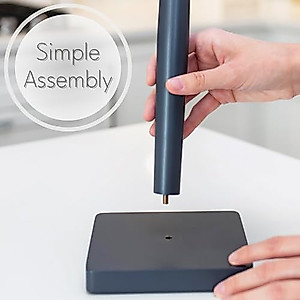 House Perfect Green Paper Towel Holder – Wood Paper Towel Holder Stand – Great for Kitchen Counters & Bathrooms – Suits Paper Towel Rolls & Reusable Kitchen Towels