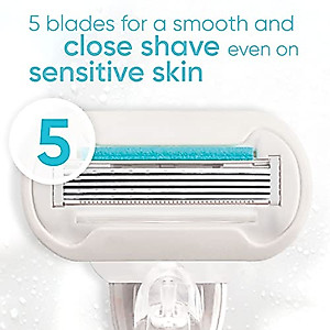 Gillette Venus Extra Smooth Sensitive Womens Razor Blade Refills, 4 Count, Designed for Women with Sensitive Skin