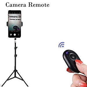 Bluetooth Kindle Page Turner Remote for iPhone - Bluetooth Camera Remote,Tiktok Remote and Powerpoint Remote Clicker for iPad (White)