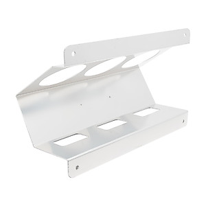 Extreme Max 5001.6254 Wall-Mount Aluminum Aerosol Storage Shelf for Enclosed Trailer Shop Garage Storage - 3-Can Capacity, Silver