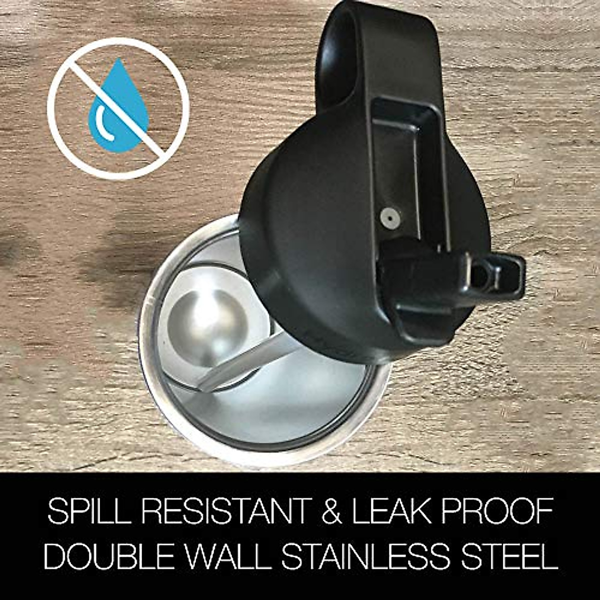 Tree-Free Greetings Checking in Giraffe Vacuum-Insulated Stainless Steel Sportiva Tumbler, With Internal Straw, 17 Ounce