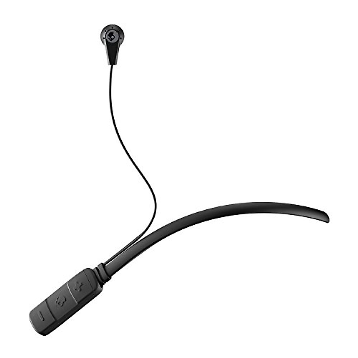 Skullcandy Ink'd Bluetooth Wireless Earbuds with Microphone, Noise Isolating Supreme Sound, 8-Hour Rechargeable Battery, Lightweight with Flexible Collar, Black