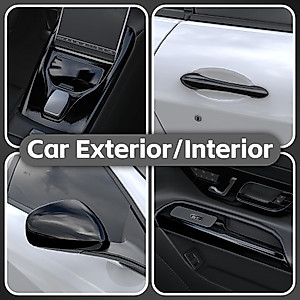 Lypumso High Gloss Black Car Vinyl Wrap Roll 1ft x 10ft Featuring Bubble Free Air-Release Technology Self Adhesive Car Wrap Film Automotive Vinyl Tape Roll for Vehicle Moto Furniture DIY Interior