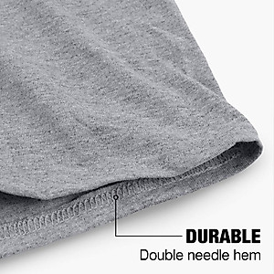 Emporia State University Official One Color Hornets Logo Unisex Adult Heather T Shirt,Charcoal Heather, Large