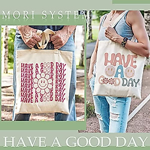 Vajdlpq Canvas Tote Female Aesthetic Reusable Grocery Shopping Bag Cute School Shoulder Bag Beach Bag Preppy Book Tote Gift for Female Girly Girls