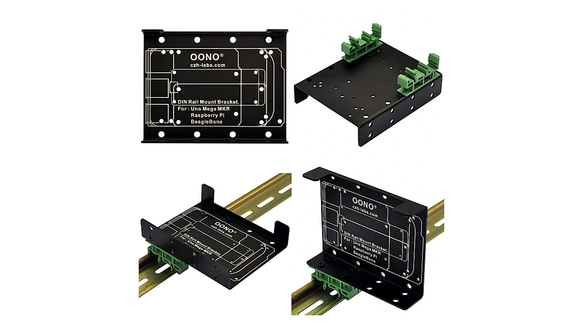 DIN Rail Mount Bracket for Raspberry Pi & Arduino | Industrial Control