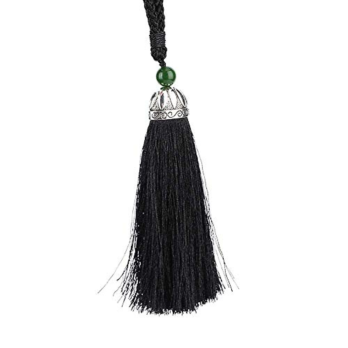 Handmade Fabric Pen Case Holders Canvas Paint Brush Roll Up Pencil Bag Pouch with Pockets & Tassel Wrap Large Capacity