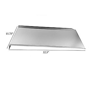 AJinTeby Drip Pan Heat Baffle Replacement for Traeger 34 Series and Newer Tex, Tex Elite Pellet Smoker Grills | Heavy Duty Stainless Steel, Traeger Pro 780