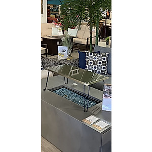 Heat Warden Rectangle Fire Pit Heat Deflector (Made in America) to Push Heat Down and Out to Warm Friends and Family. Plus, Deflects Heat from Your Patio Roof.