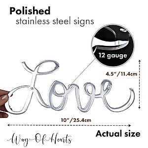 Adornos para Sala, Love Signs for Home Decor, Adornos de pared para Sala, Decoracion para Salas, Love Sign, Bedroom Decor for Couples, Love Decor, Modern Bedroom Decor, Wall Decor Bedroom, Heart Wall Decor