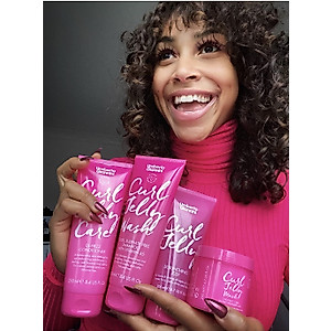 Umberto Giannini Curl Jelly Shampoo & Conditioner - Jelly Wash & Jelly Care - Vegan, Cruelty Free, & Sulfate Free for Curly or Wavy Hair - No Frizz