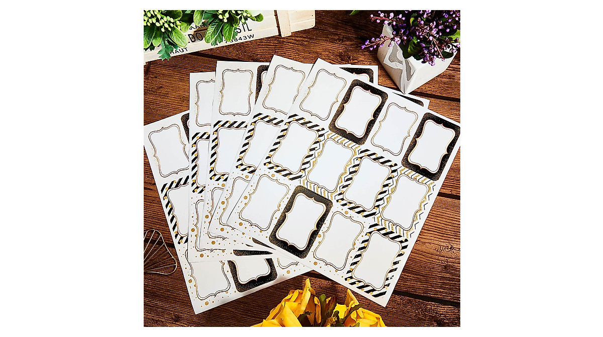 200 Personalized Name Tag Stickers for Events & More