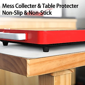 Eapele XX-Large Silicone Mat 36x24inch for Kitchen Counter Crafts Table Protector, Flexible Food-Grade Sheet Perfect for Dough Fondant Baking (transparent)