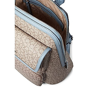 Calvin Klein Enya Backpack Mini Textured Almond/Taupe/Cloud PROCESSING PROCESSING