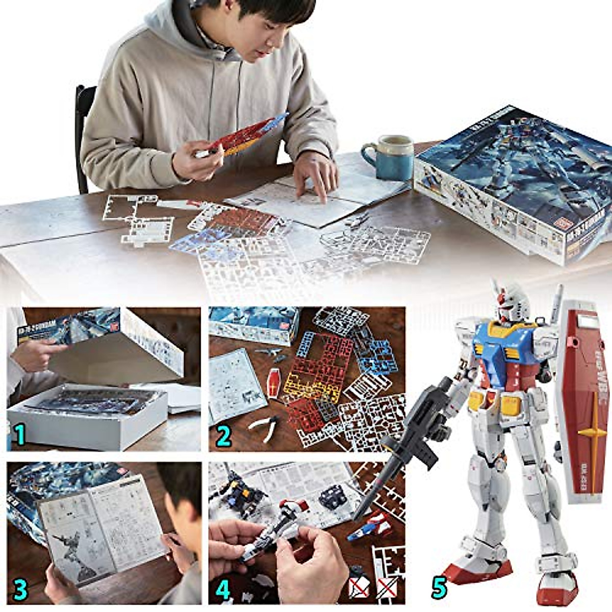SD Gundam EX-Standard Aile Strike Gundam Plastic Model